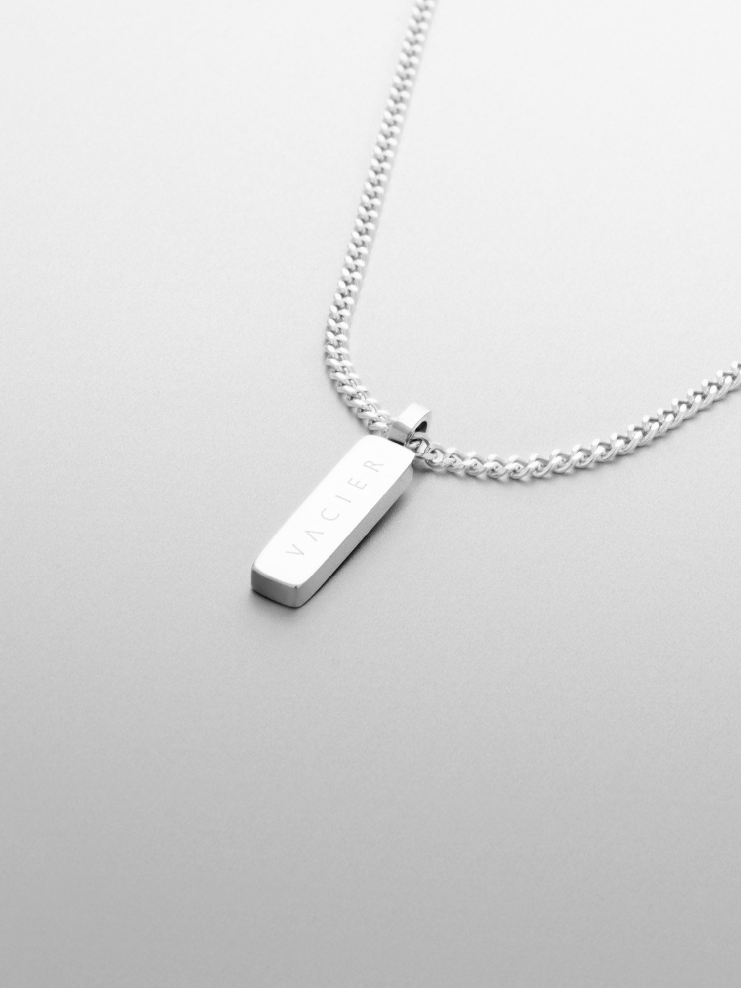 Minimal Pendant Necklace for Him - VACIER – Vacier